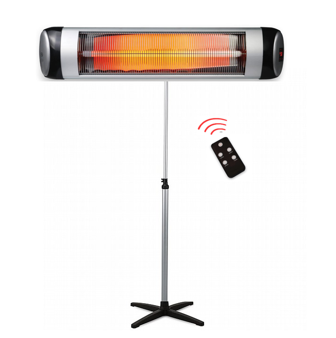 תנור הלוגן/אינפרא דגם Electro Hanan EL-3300 עם עמוד חצובה | תנורי חימום ...