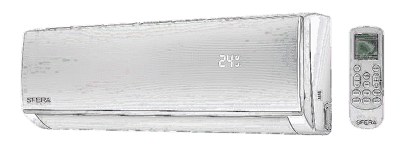 מזגן עילי ספרה דגם Sfera Inverter 35 NG מבית תדיראן | מזגנים עיליים ...